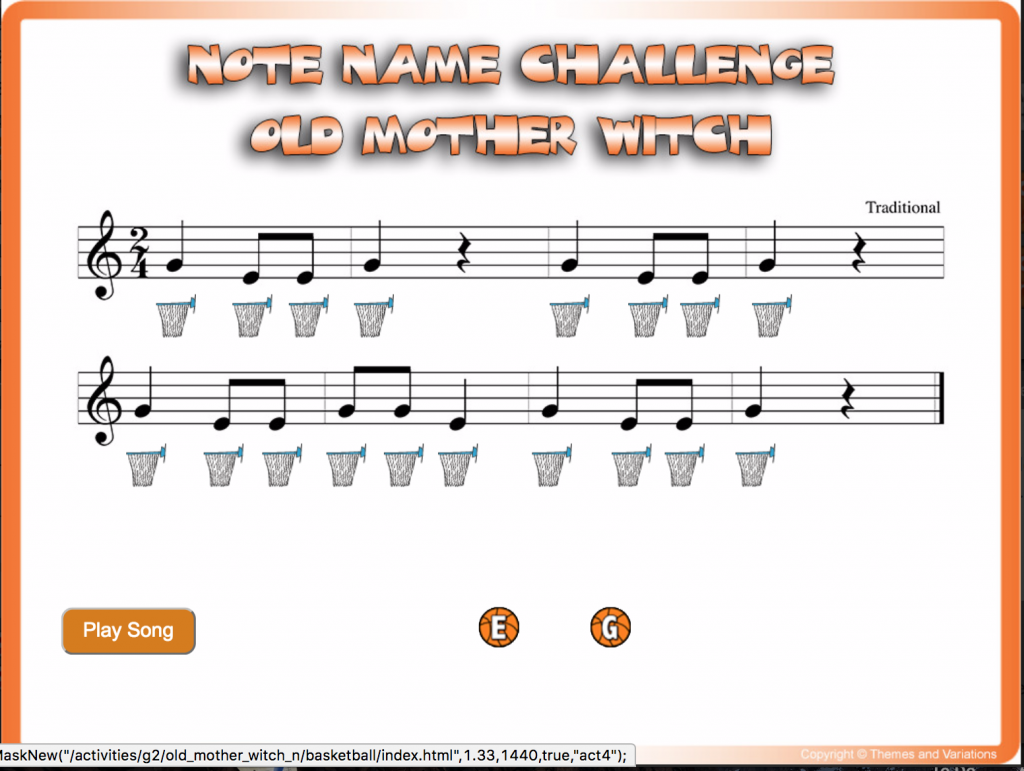 Halloween Music Lesson - Old Mother Witch | Denise Gagné