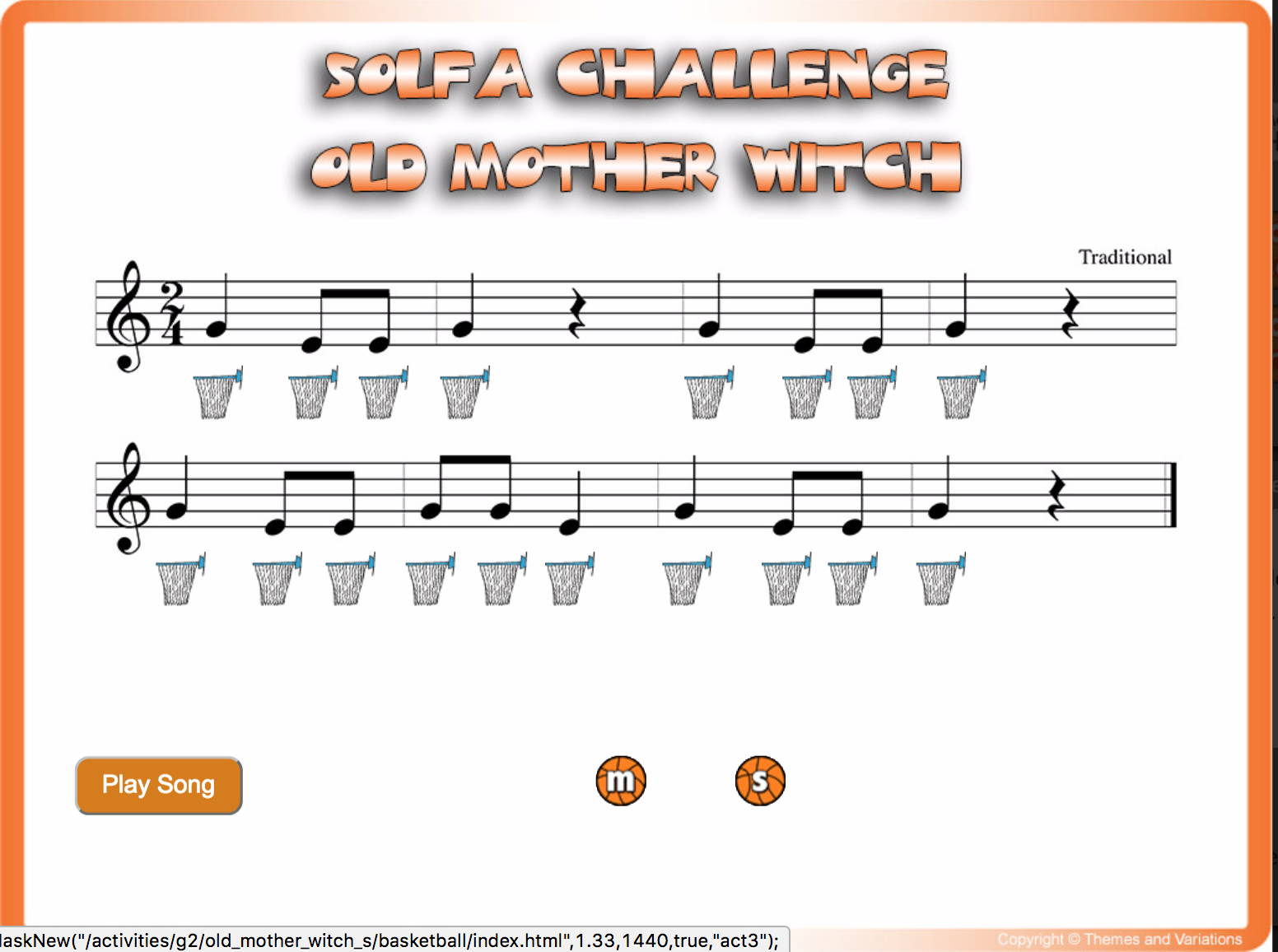 Halloween Music Lesson - Old Mother Witch | Denise Gagné