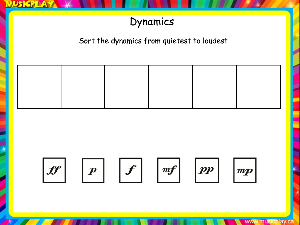 Dynamics Lesson Plan for Spring | Denise Gagné