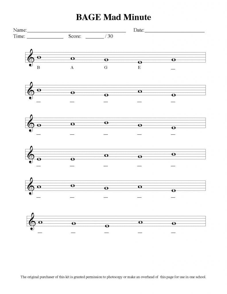 Recorder Mad Minutes | Denise Gagné