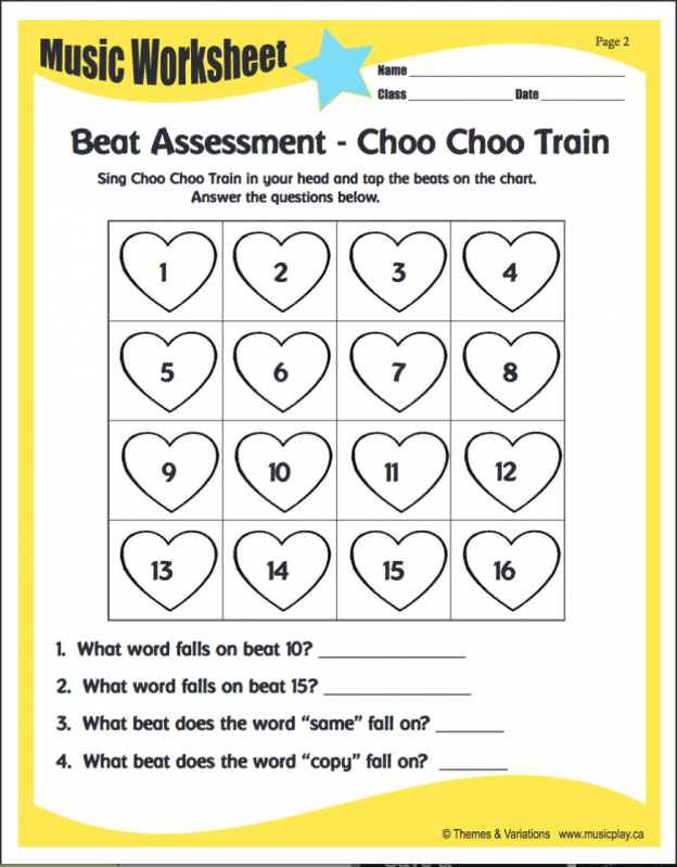 10 Easy Assessments for K-5 Music Classes | Denise Gagné