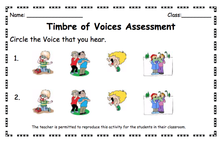 10 Easy Assessments for K-5 Music Classes | Denise Gagné